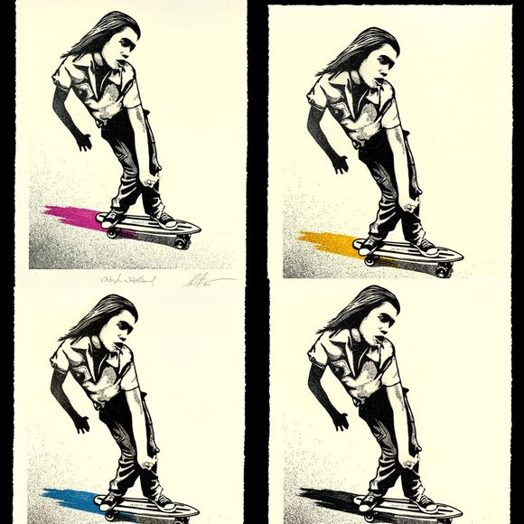 Obey | Art | New Obey Style Change Style Endures Set Magenta Yellow ...